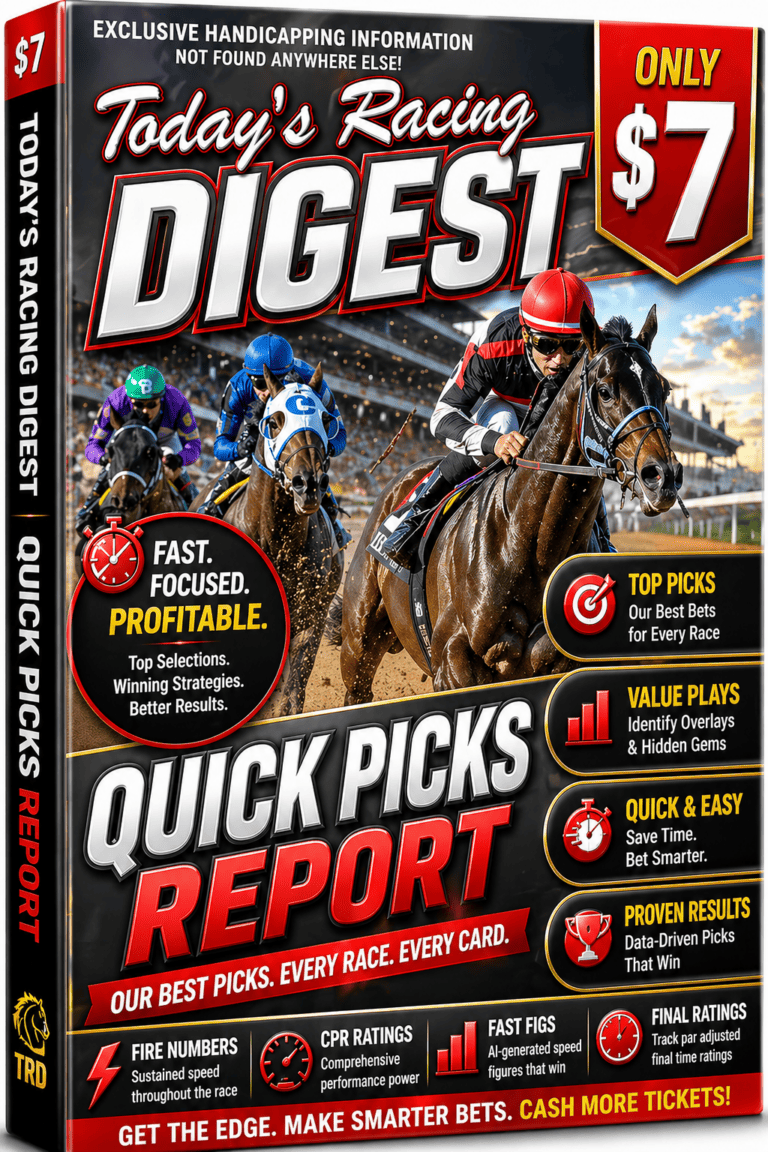 Belmont at the Big A Picks Today | Free Race Sheets, Track Bias ...