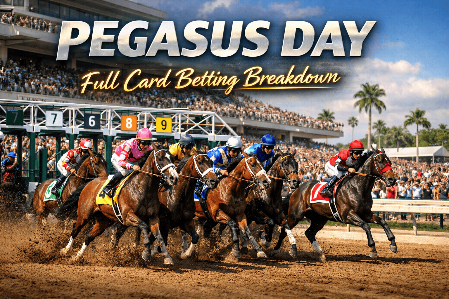 Gulfstream Park Pegasus Day Full Card Analysis & Track Profile - Today ...
