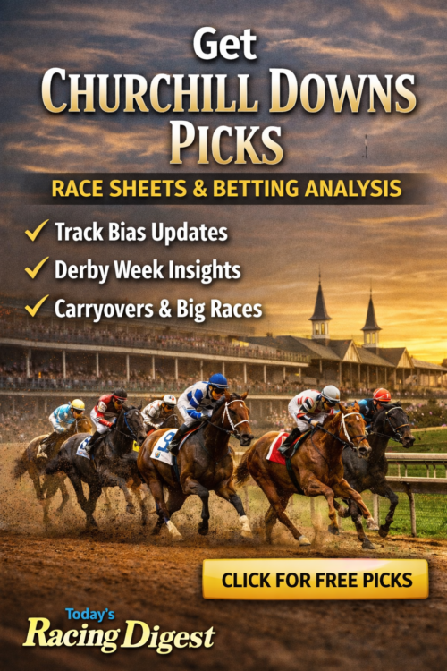 Churchill Downs Picks Today, Race Sheets & Track Bias Analysis