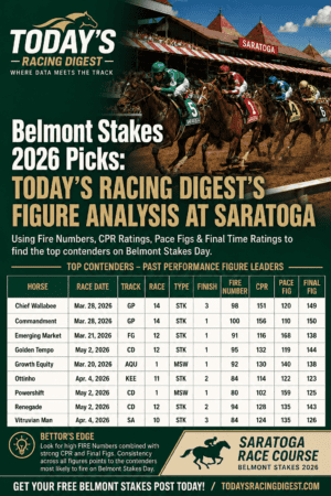 Belmont Stakes 2026 Picks at Saratoga | Pace & Speed Analysis - Today's ...