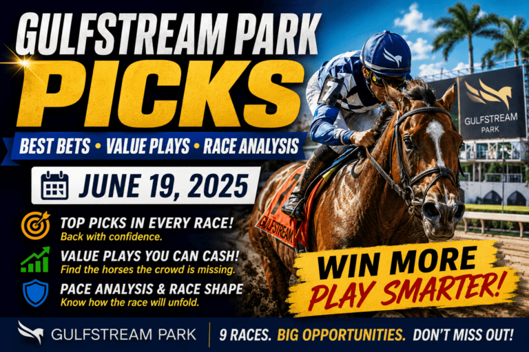 Gulfstream Park Picks Today: Best Bets and Race Analysis for June 19 ...