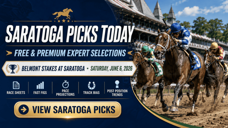 Saratoga Picks Today – Free & Premium Horse Racing Selections