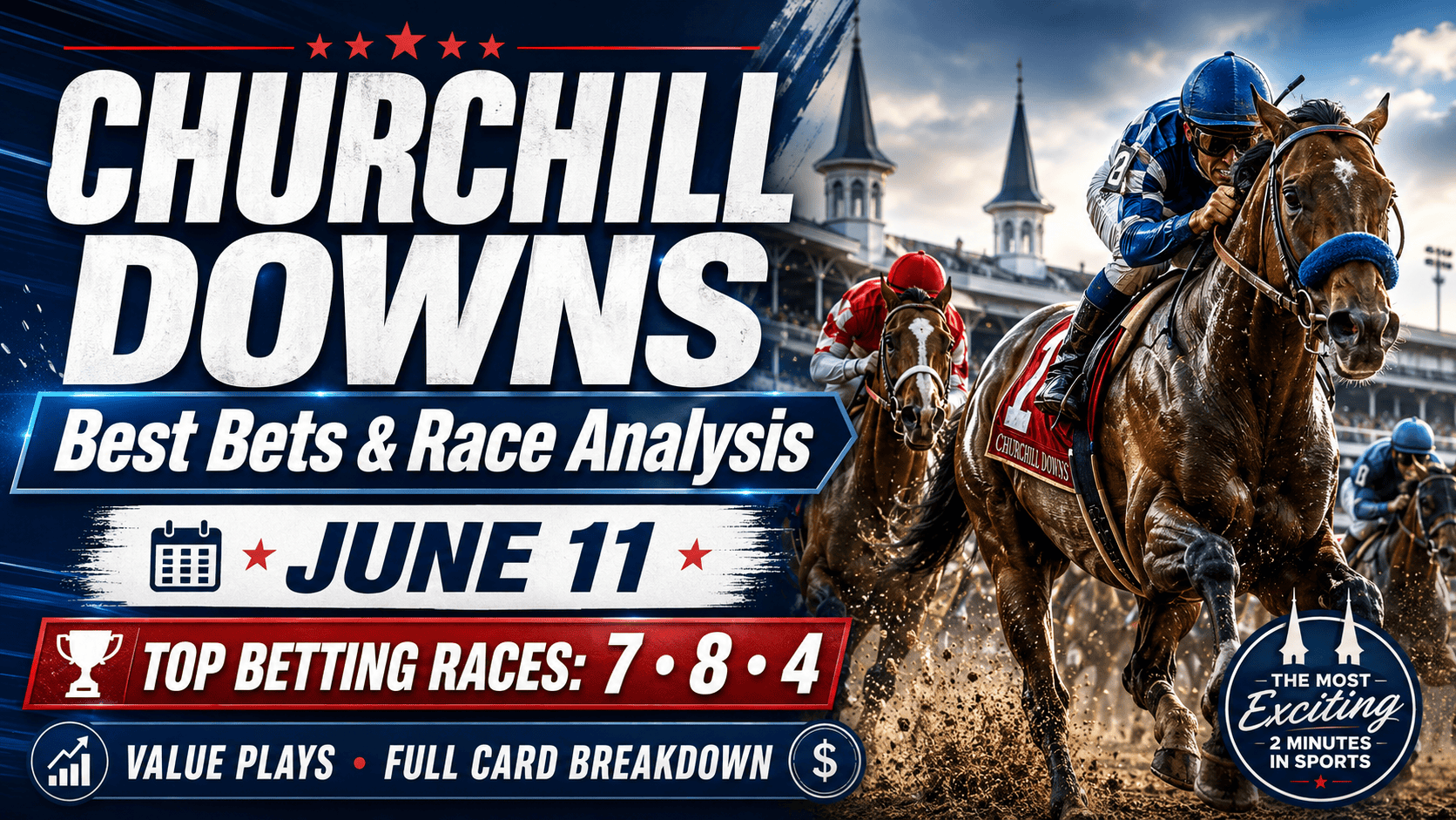 Churchill Downs Picks for Today, June 11: Best Bets and Race Analysis