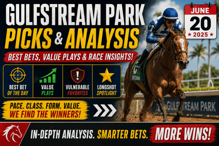 Gulfstream Park Picks Today: Best Bets, Value Plays & Race Analysis for ...
