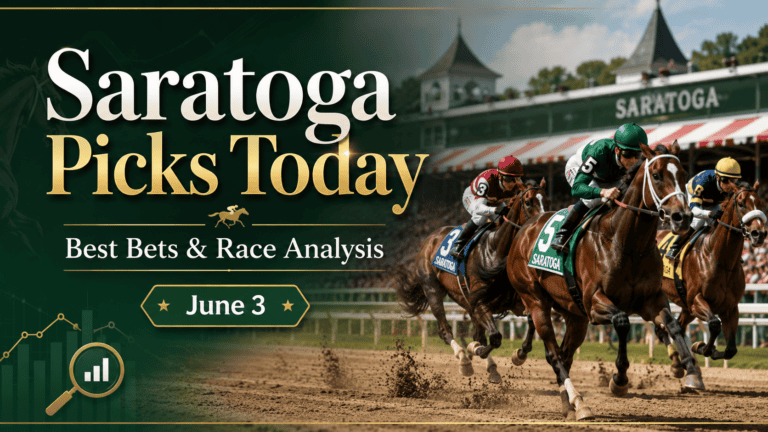 Saratoga Picks Today: Best Bets and Race Analysis for June 3